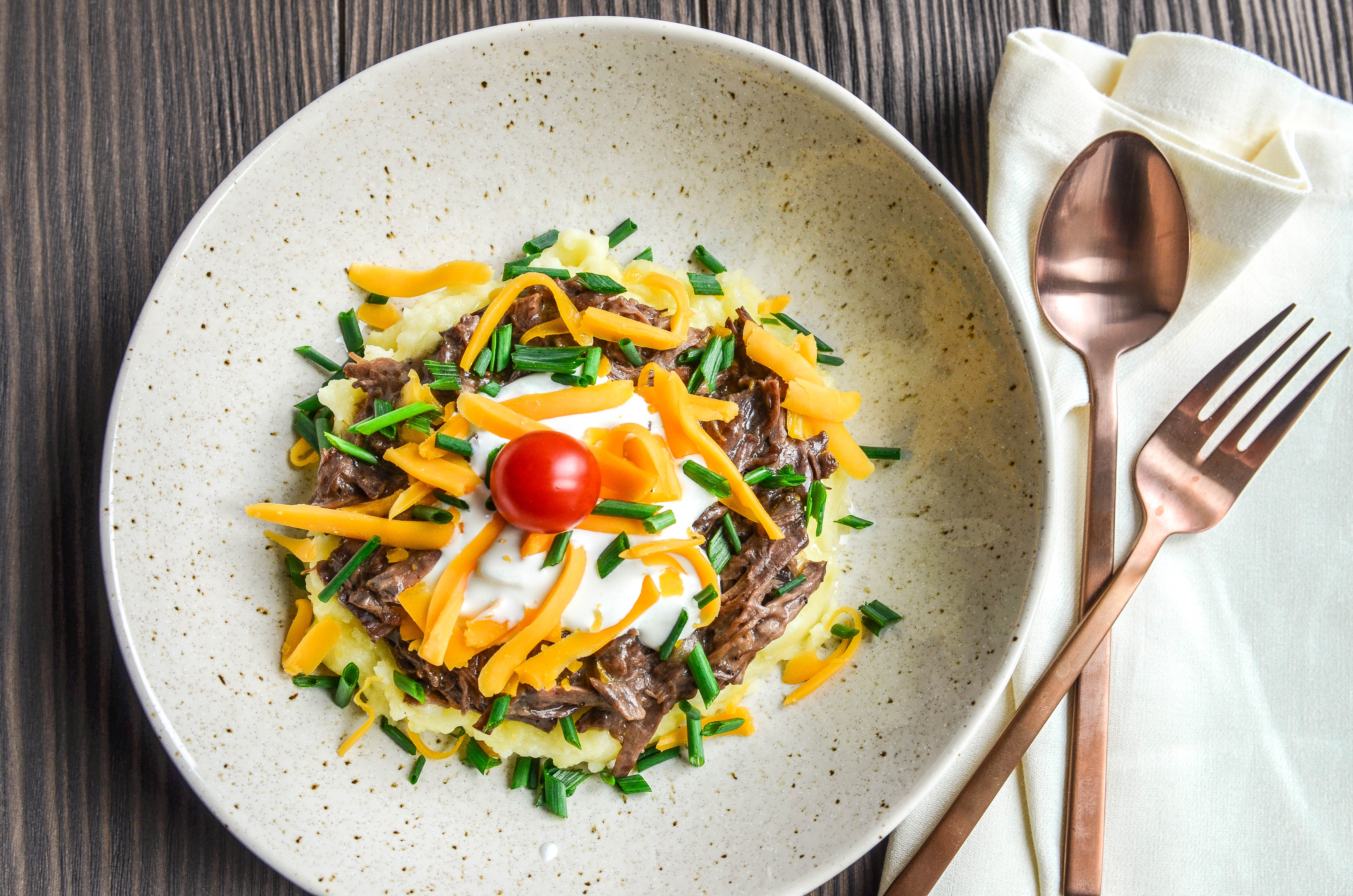 Hot Beef Sundaes - Never Not Hungry