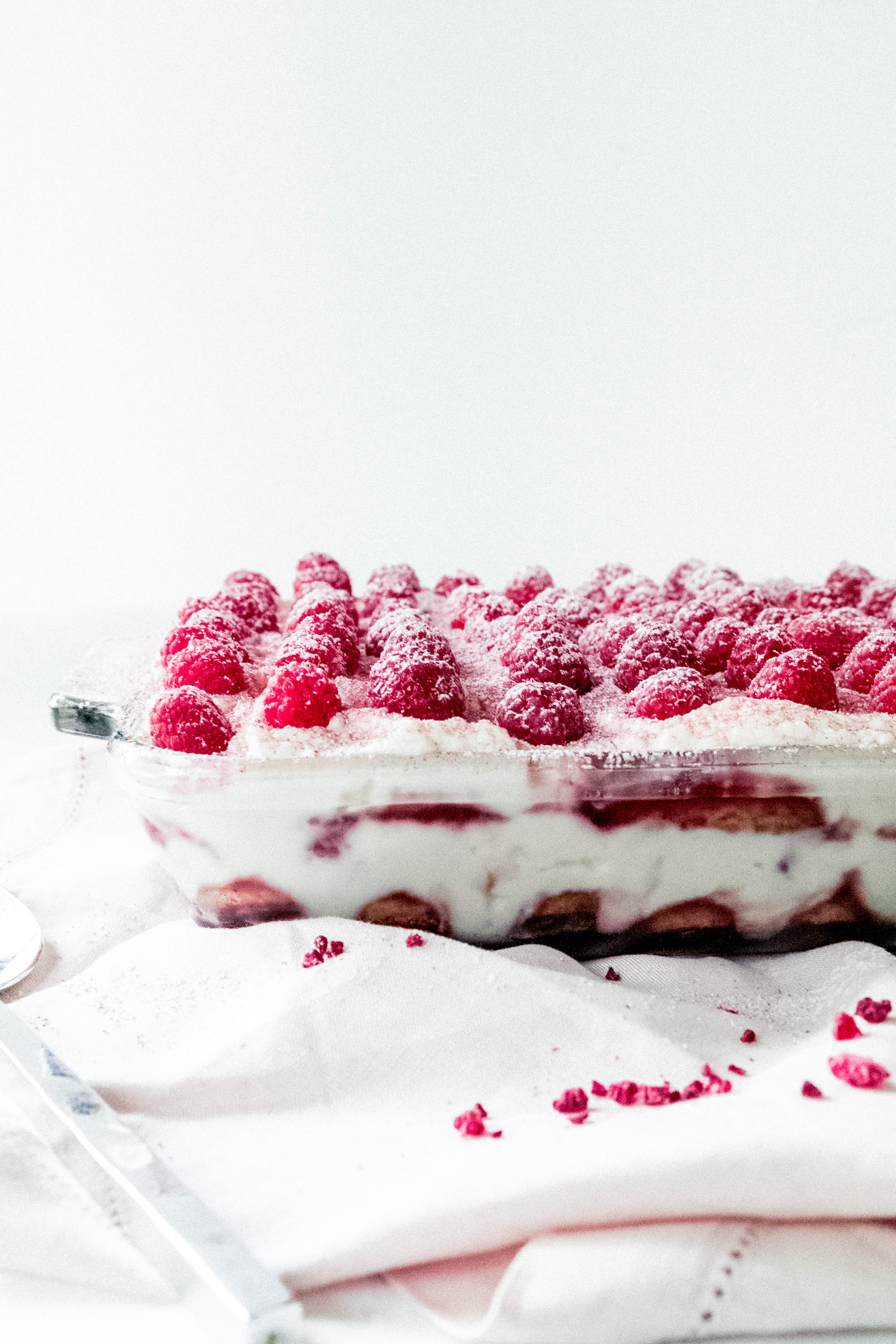 Raspberry Tiramisu - Never Not Hungry