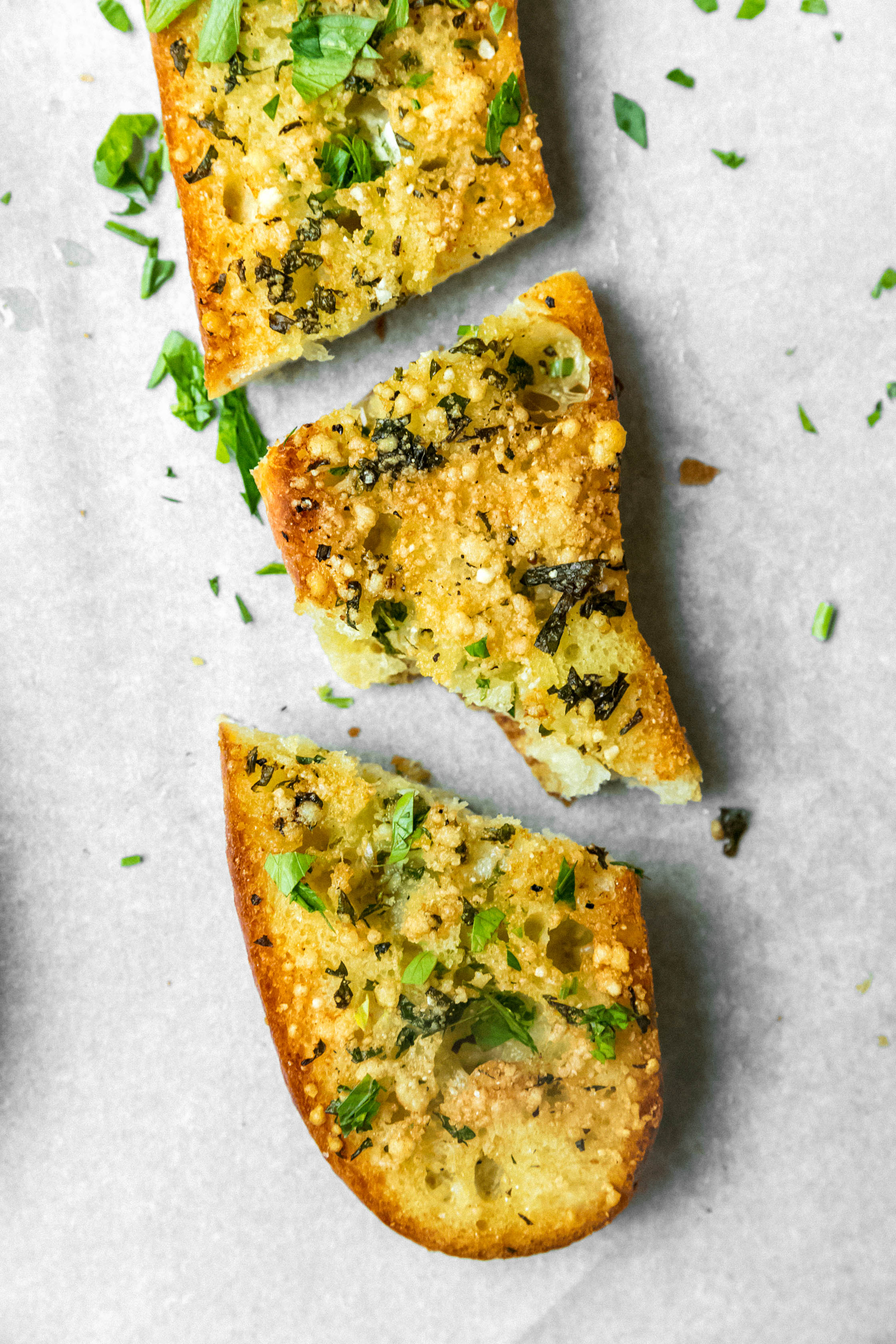 Classic Garlic Bread - Never Not Hungry